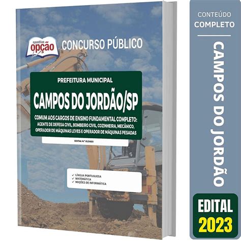 Apostila Campos Do Jordão Sp Ensino Fundamental Completo Solução