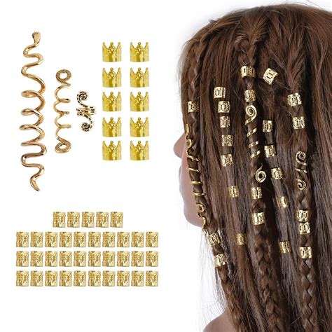 Frdtluthw 48pcs Hair Accessories Loc Hair Jewelry For Women