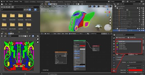how to make an id map rgb map in blender 2 9 steam solo