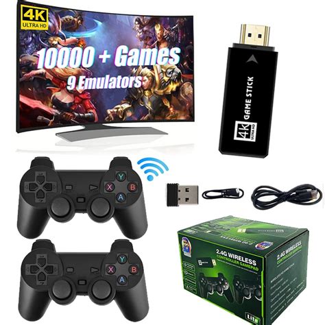 4k Wireless Game Stick Game Stick 4k Emuelec Console Games 46 Off