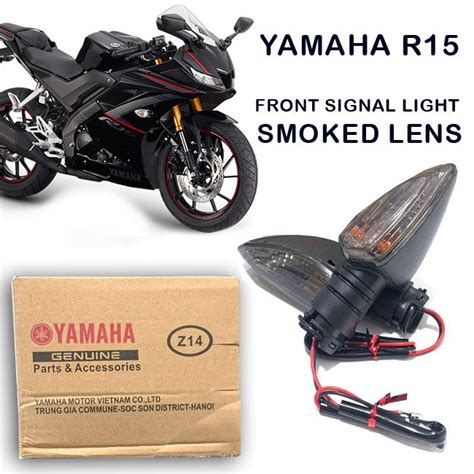 Yzf R15 Yamaha R15 Front Signal Light Flasher Light Set 100 Original Tinted Lens Lazada Ph