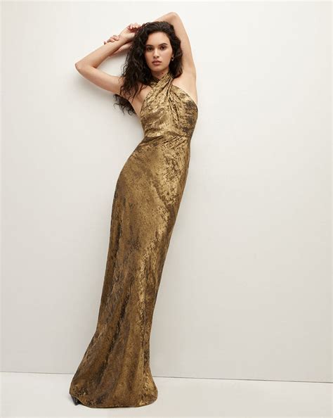Gold Lame Dress American Apparel