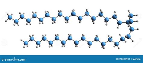 3d Image Of Dimethyldioctadecylammonium Bromide Skeletal Formula Stock