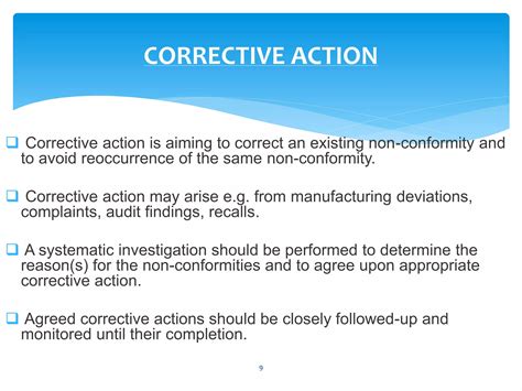 Corrective Preventive Actions CAPA PPT
