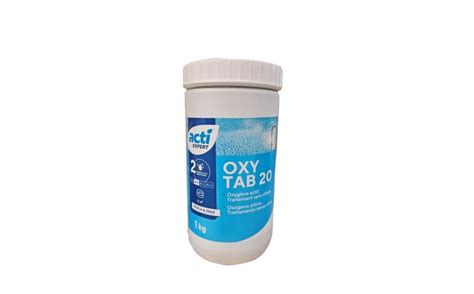 Acti Oxy Tab Pastilles 20g 1kg Agualia