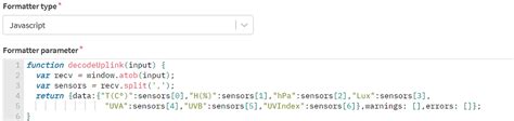 Atob Function In Javascript Uplink Decoder TTN V2 To V3 Upgrade