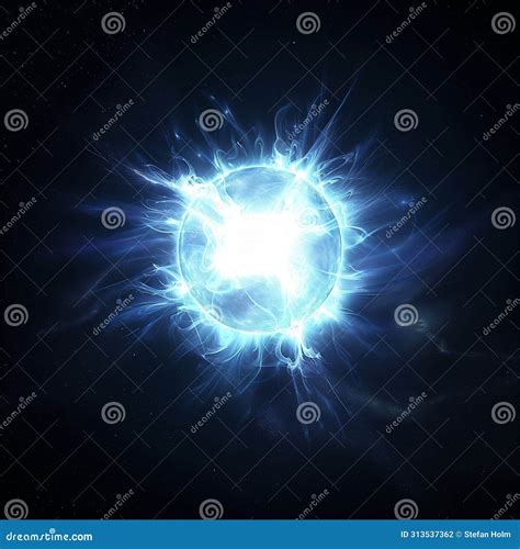 Hyper Realistic View Of The Star Sirius Star Details In High