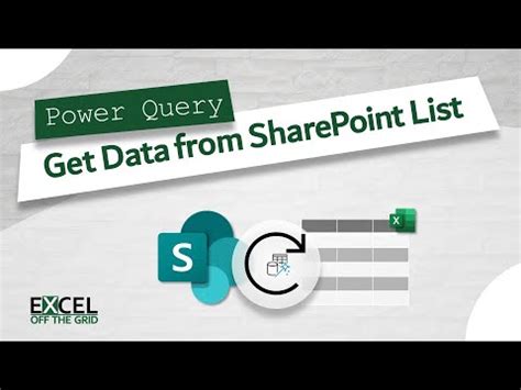 How To Get Data From SharePoint List With Power Query