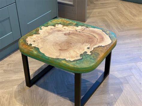 Open Cuboid Design Steel Coffee Or Side Table Frame Stoaked