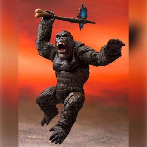 S H MonsterArts KONG From Movie GODZILLA VS KONG 2021 Hobbies