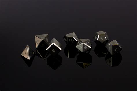 Titanium Polyhedral Dice Set Gravity Dice Reviews On Judge Me