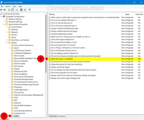 Enable Or Disable First Sign In Animation In Windows 11 Windows 11 Forum