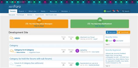 Add Ons OzzModz In Your Face Notifications XenForo Nulled Community