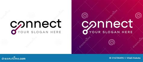 Connect Logo Design Template Elements Connection Logotype For Your
