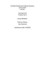 Parallel Distributed Software Systems Pdf Parallel Distributed