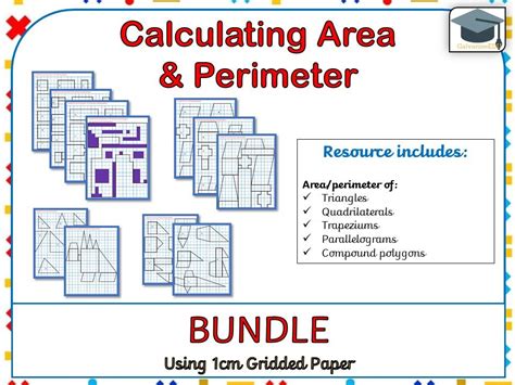 Calcualating Areas Using A Cm Grid Progression Bundle Differentiated Teaching Resources