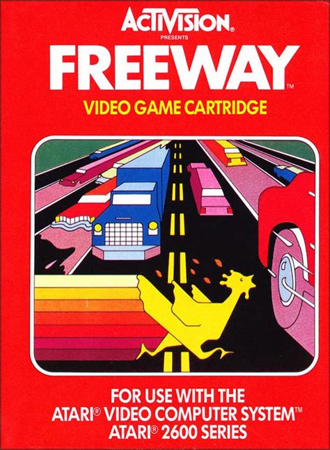 Atari Activision Game Cover Freeway The Man In The Gray Flannel Suit