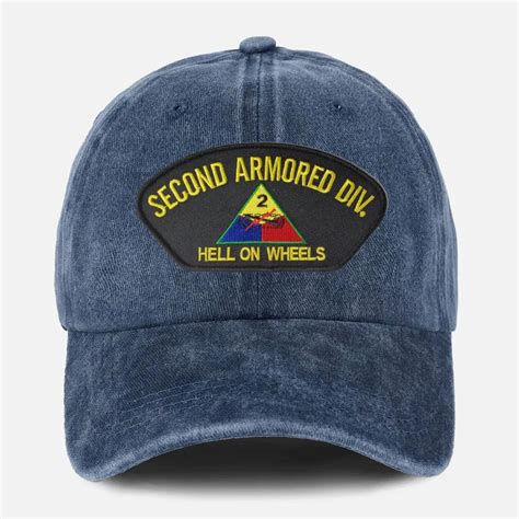 Second Armored Div Hell On Wheels With Crest Patch Veteran Business