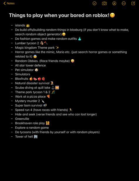 Things To Do On Roblox