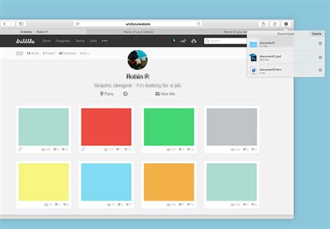 10 Free Web Browser Mockups Psd Ai