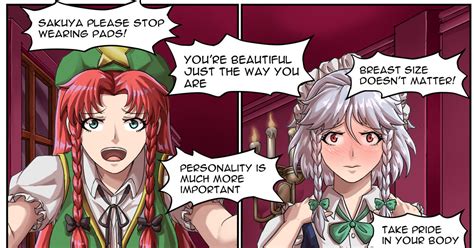 Touhou Project Hong Meiling Sakuya Izayoi Meilings Encouragement