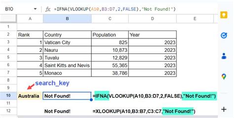VLOOKUP And XLOOKUP Key Differences In Google Sheets