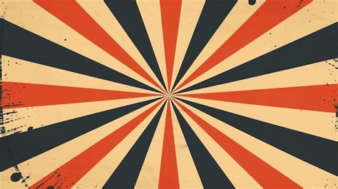 Sunburst Pattern Radial Background Premium Ai Generated Image