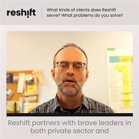 C David Esch On Linkedin Who Reshift Serves