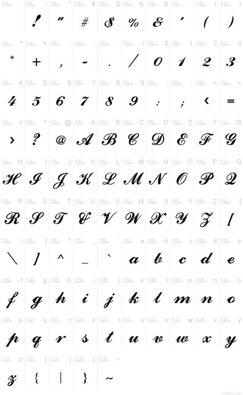 Ford Script Font Fonts Alphabet Script School Projects