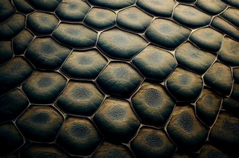 Premium Photo Turtle Shell Texture Background Brontosaurus Dinosaur Skin Generative Ai