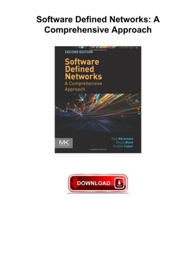 Download Pdf Software Defined Networks A Comprehensive Approach Free