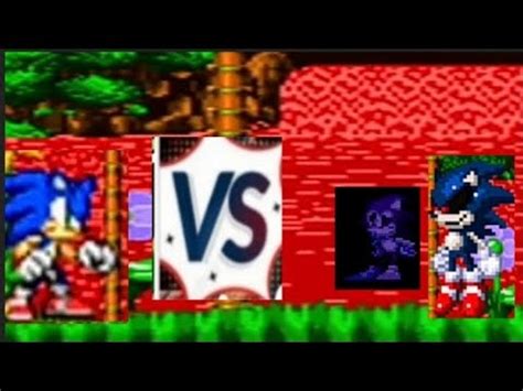 sonic vs sonic exe الكائن المجهول YouTube