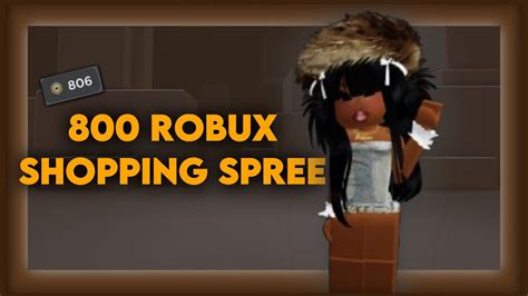 Robux Shopping Spree Youtube