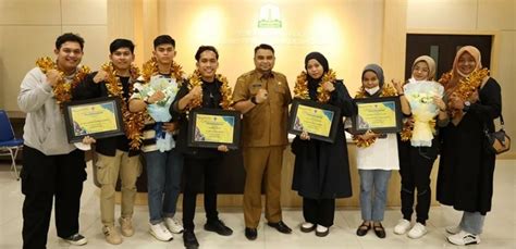 Kadispora Sambut Kepulangan Kontingen Aceh Dari Gorontalo