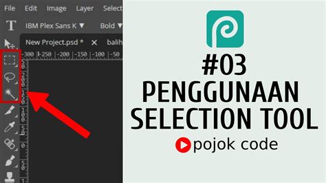 PHOTOPEA TUTORIAL PENGGUNAAN SELECTION TOOL YouTube