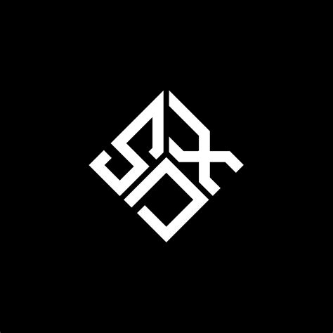 Sdx Letter Logo Design On Black Background Sdx Creative Initials
