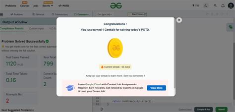 85100daysofcode Solved Geeksforgeekspotd Question Sundaram Agnihotri Posted On The Topic