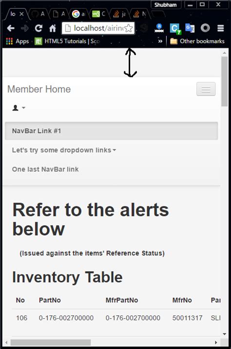 Html Navbar Wont Fix To The Top Stack Overflow