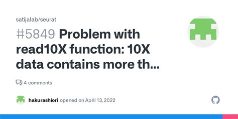Problem With Read10x Function 10x Data Contains More Than One Type And