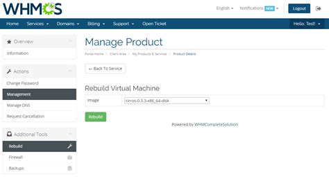 OpenStack VPS Cloud For WHMCS ModulesGarden