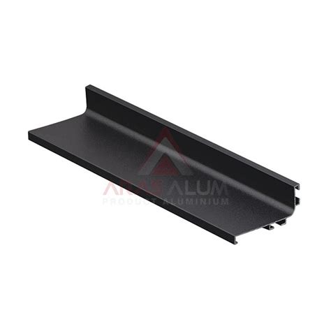 دستگیره ال مخفی مشکی سمباده ای ارس آلوم