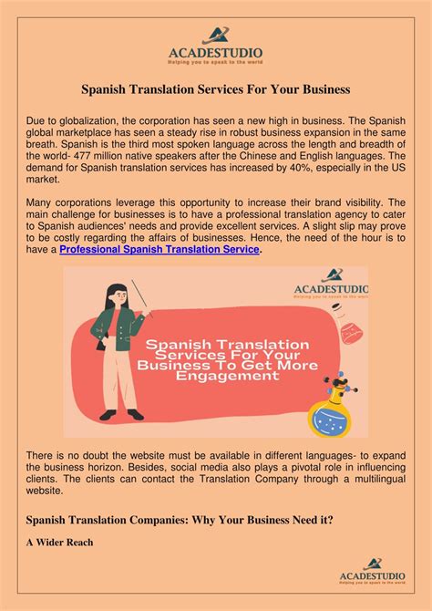 PPT Spanish Translation Services For Your Business PowerPoint