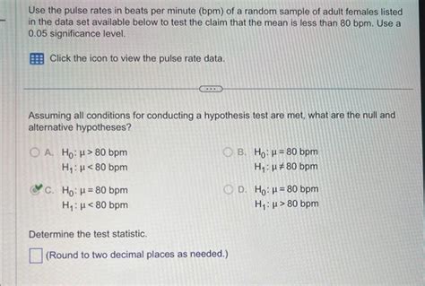 solved part 1 need help finding test statistic and
