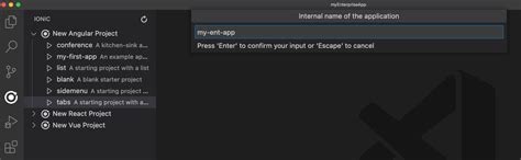 Create A Tab Based App Ionic Secure Solutions Starter
