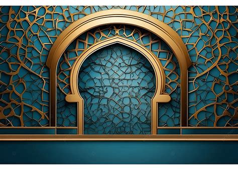 녹색 이슬람 당초 럭셔리 만다라 Inidan 결혼식 초대 카드 Eid Ramadhan Ramadan Kareem 배경 이슬람