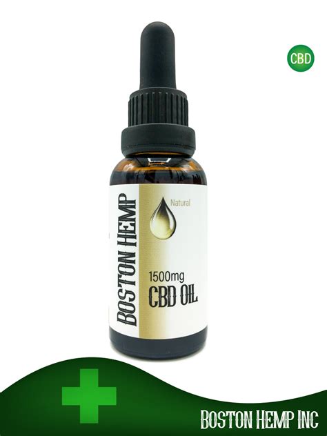 Boston Hemp Unflavored Cbd Tincture 1500mg Cbdbottle