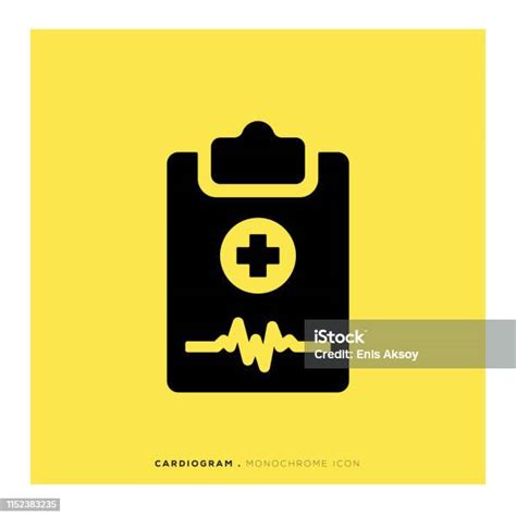 心電圖圖示向量圖形及更多健保和醫療圖片 健保和醫療 剪裁圖 單色的 Istock