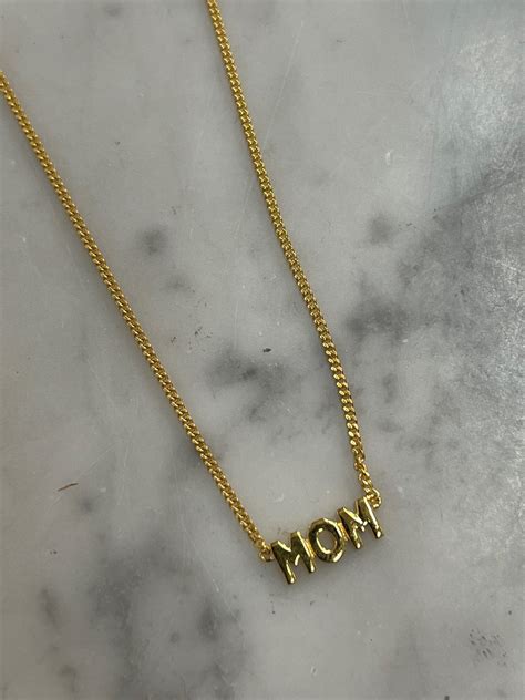 Mom Necklace 55 Cm In Gold Kure