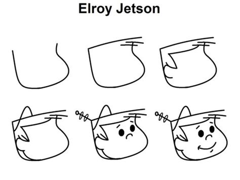 Elroy Jetson 100 Easy To Draw Cartoon Characters