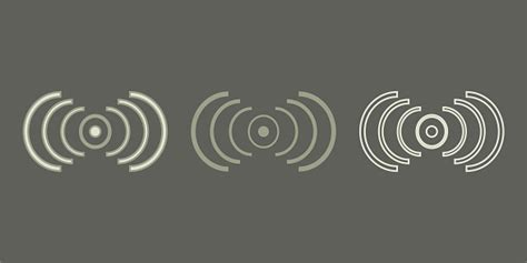 트렌디 한 플랫 스타일의 벡터 신호 아이콘은 격리 웹 사이트 디자인 로고 앱 Ui용 Wifi 기호입니다 위성텔레비전에 대한 스톡